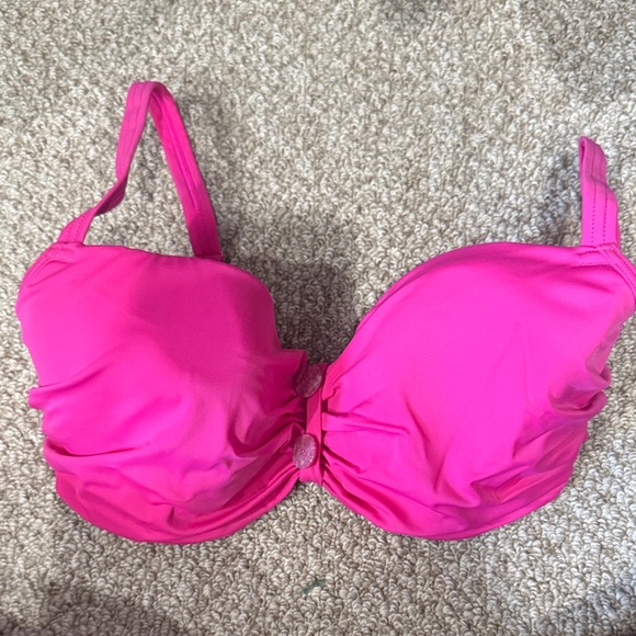 Curvy kate | Swim | Curvy Kate Pink Womens Swim Top | Poshmark